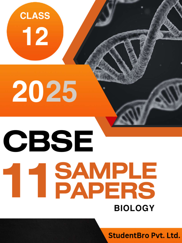 CBSE Class 12 Bio Model Paper | PDF | Operon | Gene