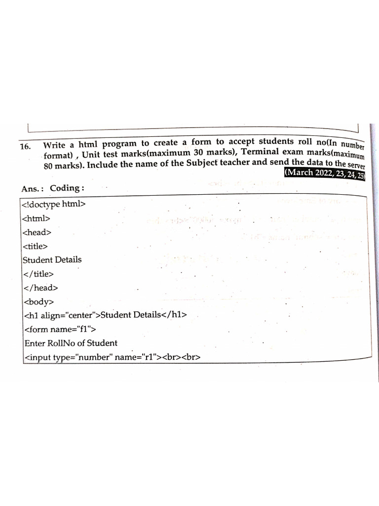 Prelims 2 (Coding) For January Exam | PDF