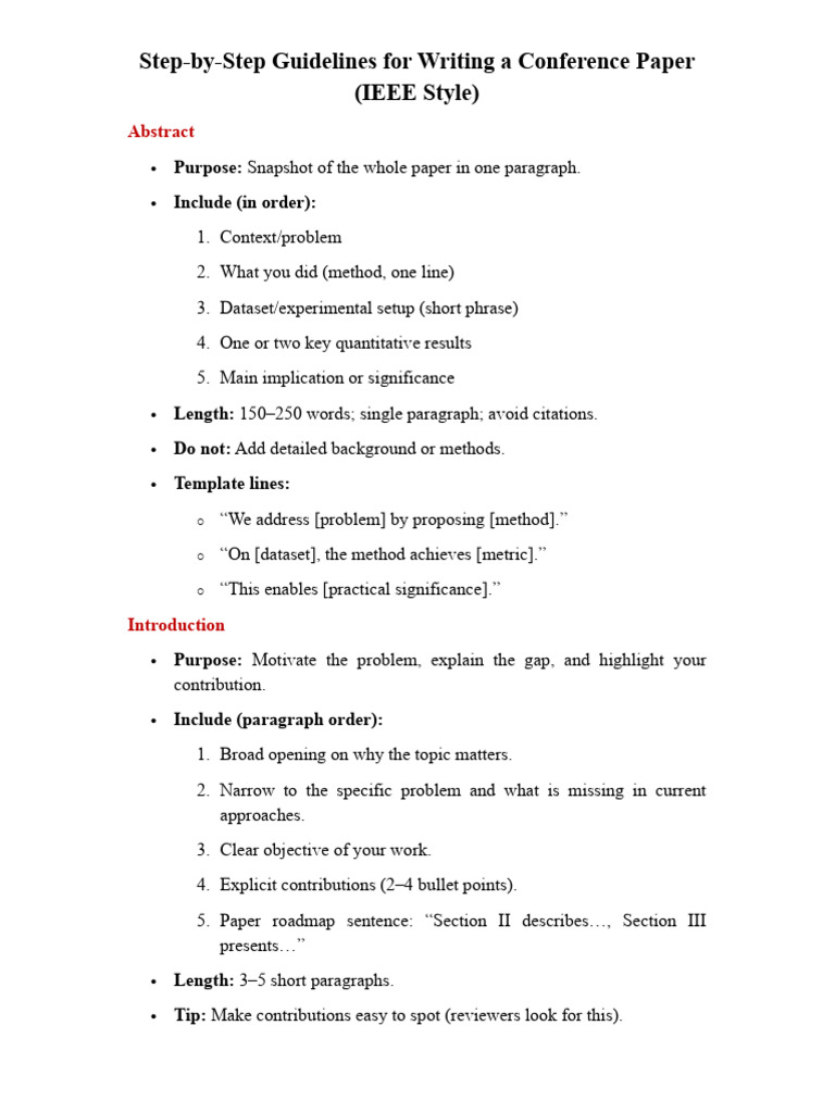 Paper Structure | PDF | Computing