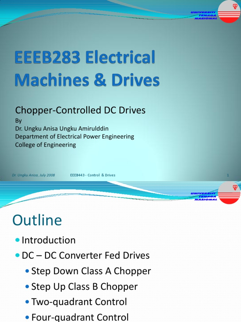 6 Chopper Controlled DC Drives | PDF | Power Electronics | Electric Power