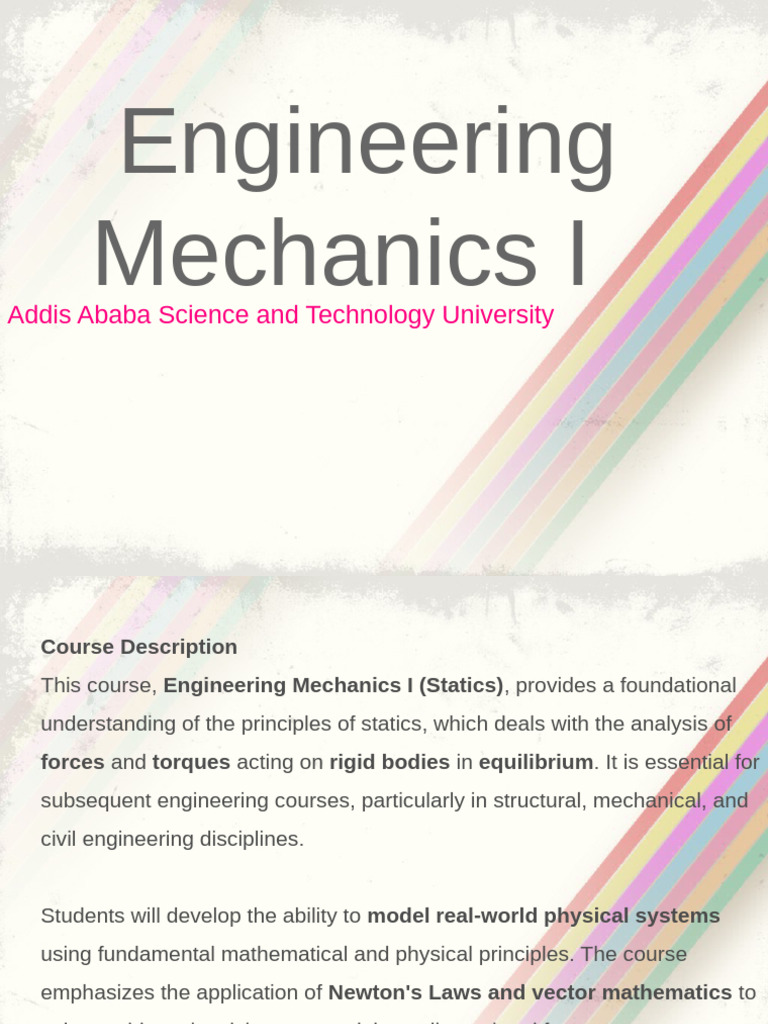 Chapter 1 Basic of Statics | PDF | Force | Euclidean Vector