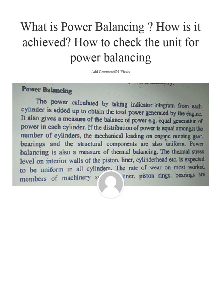 What is Power Balancing _ How is It Achieved_ How to Check the Unit for ...