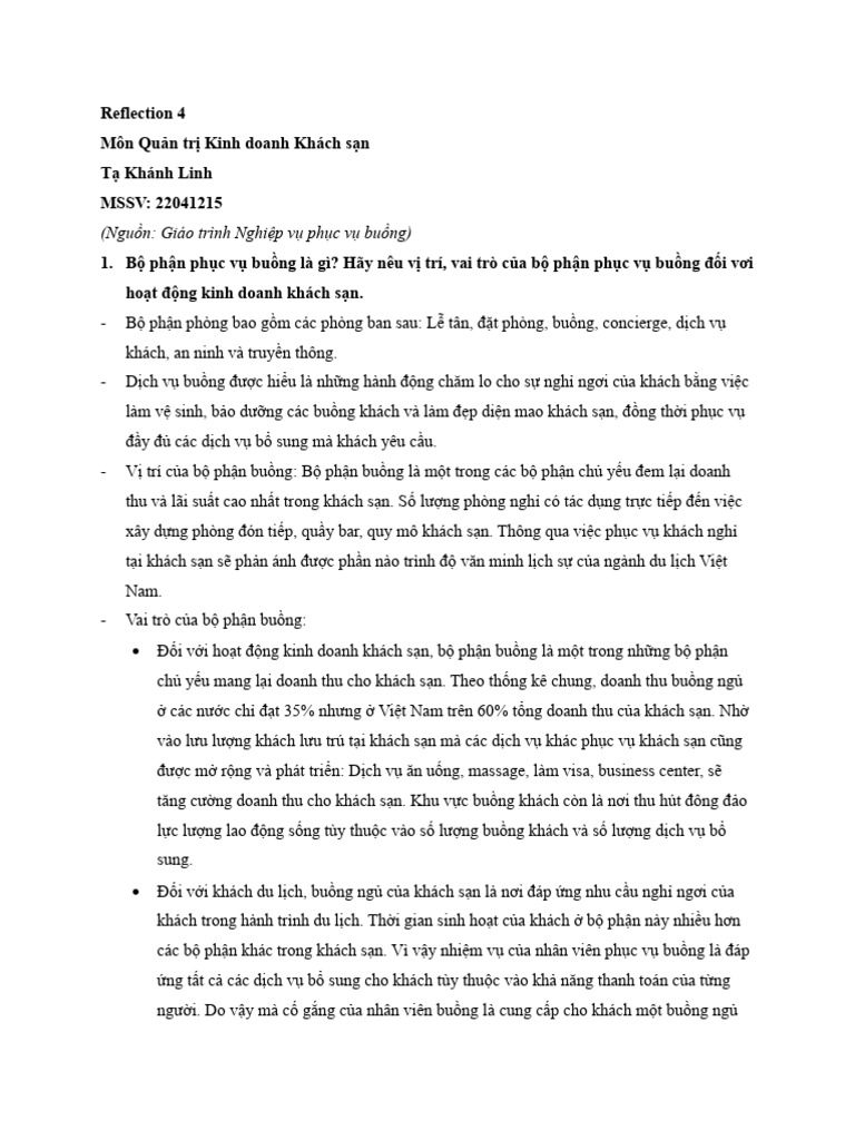 Reflection 4 | PDF