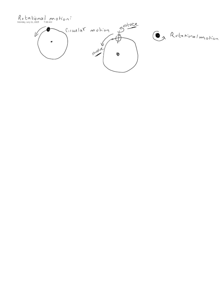 rotational motion | PDF | Torque | Angular Momentum