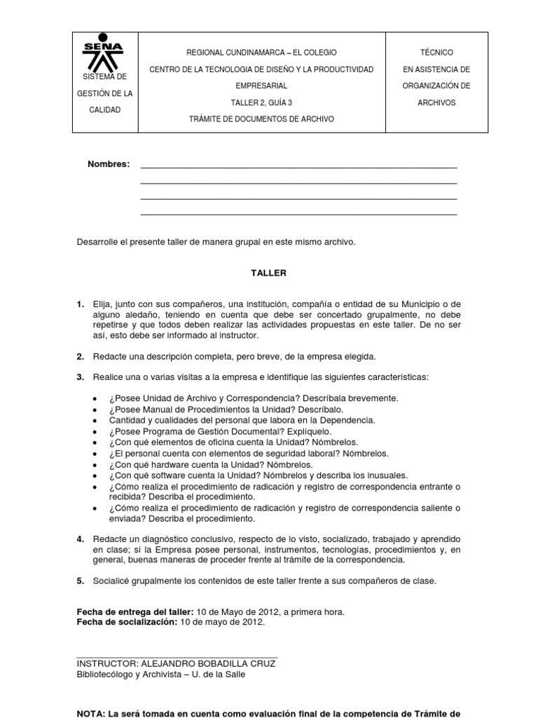 Trámite de Documentos de Archivo | PDF | Crecimiento personal y ...