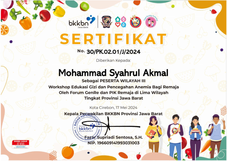 Sertifikat Wilayah III-36 | PDF