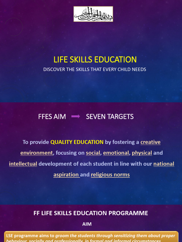 Life Skills Education | PDF | Learning | Life Skills