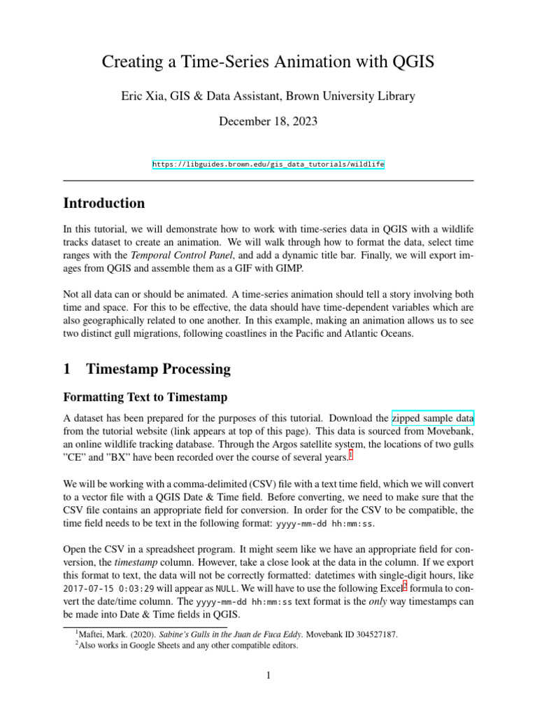 Bul Time Series Animation | PDF | Comma Separated Values | Computer File