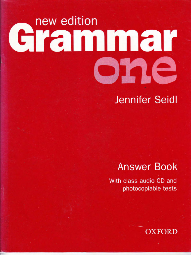Grammar 2ed One Answer Book Www.frenglish.ru | PDF