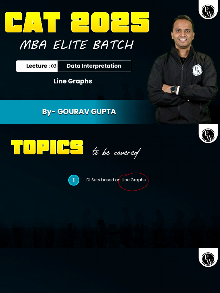 Data Interpretation 03 Class Notes MBA Elite 2025 (CAT OMETS) | PDF