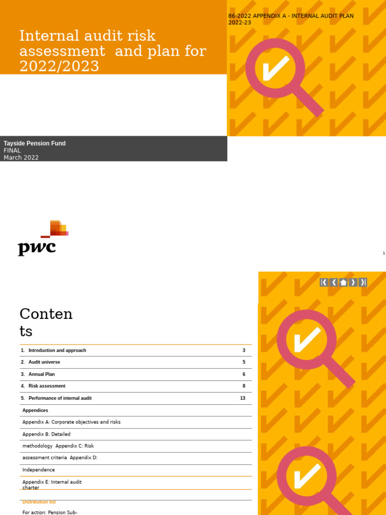 86 2022 Appendix A Internal Audit Plan 2022 23 | PDF | Internal Audit ...