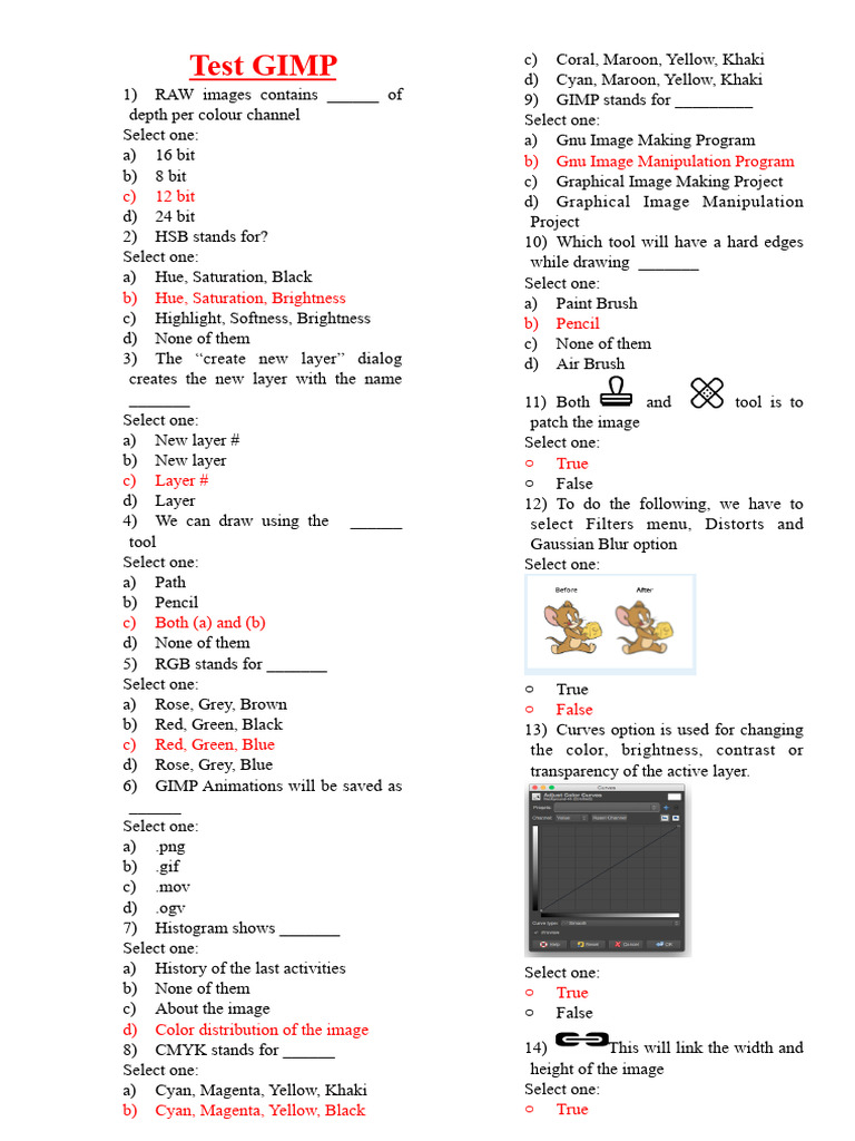 686705214-GIMP-Test | PDF | Imaging | Multidimensional Signal Processing