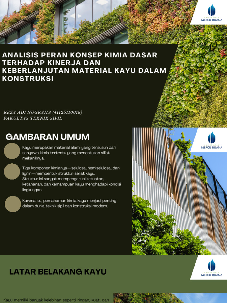 Analisis Peran Konsep Kimia Dasar Terhadap Kinerja Dan Keberlanjutan ...