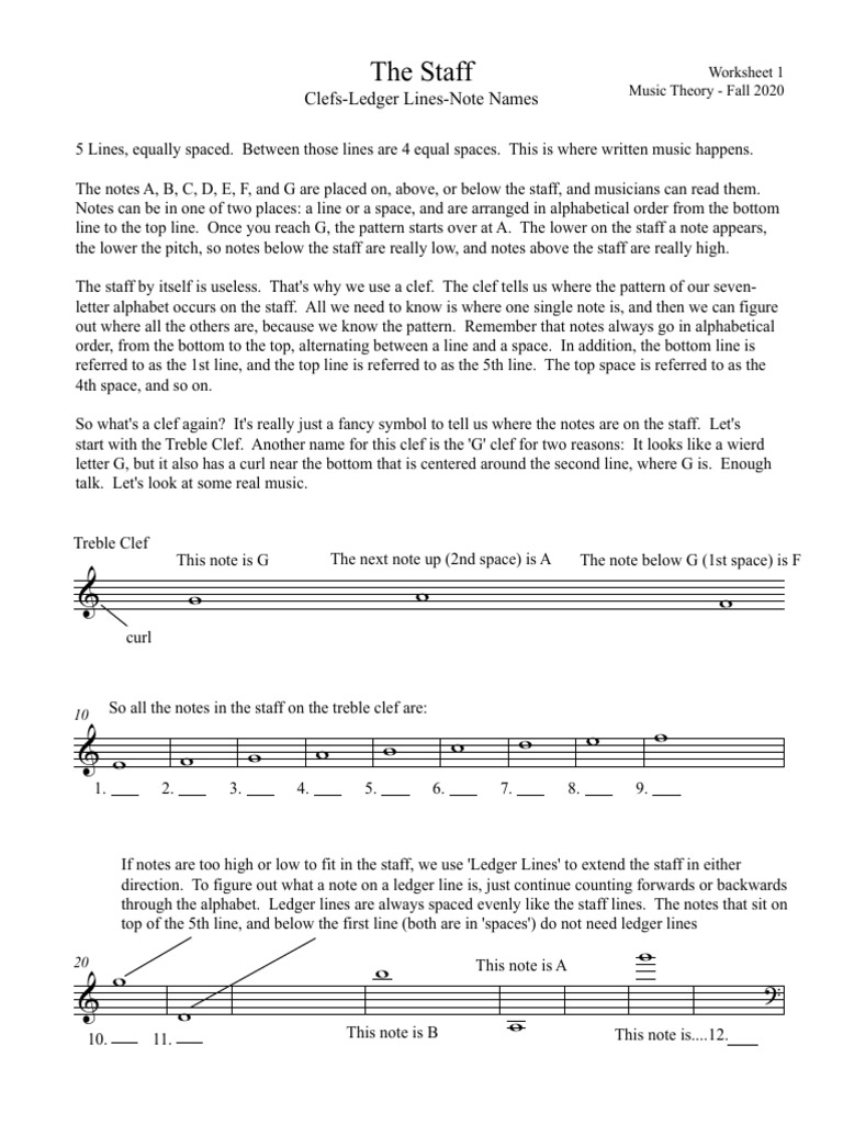 Understanding Music Clefs and Notes | PDF | Clef | Musical Notation