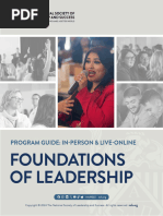 Nsls Programguide Online | PDF | Goal | Leadership