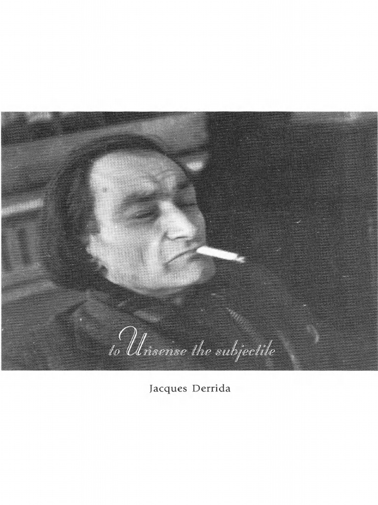 DERRIDA, Jacques - The Secret Art of Antonin Artaud - Paginas - 73-84 | PDF