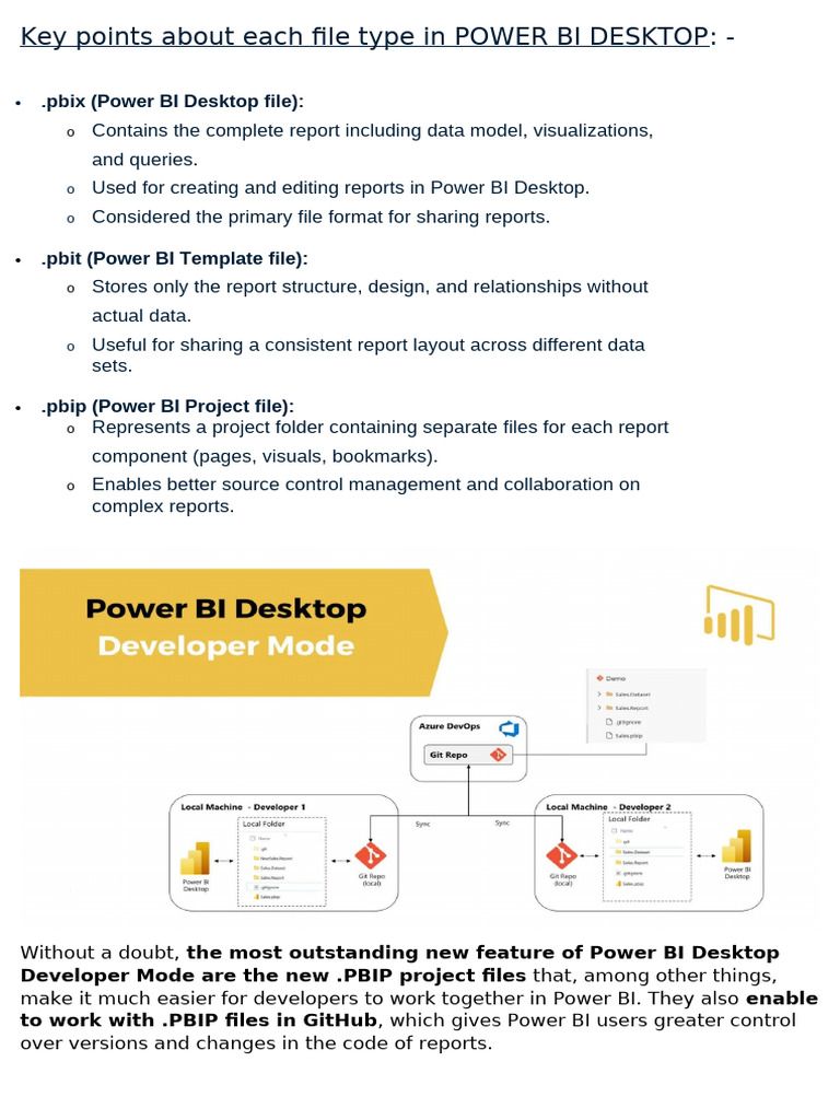 File Types in Power BI | PDF