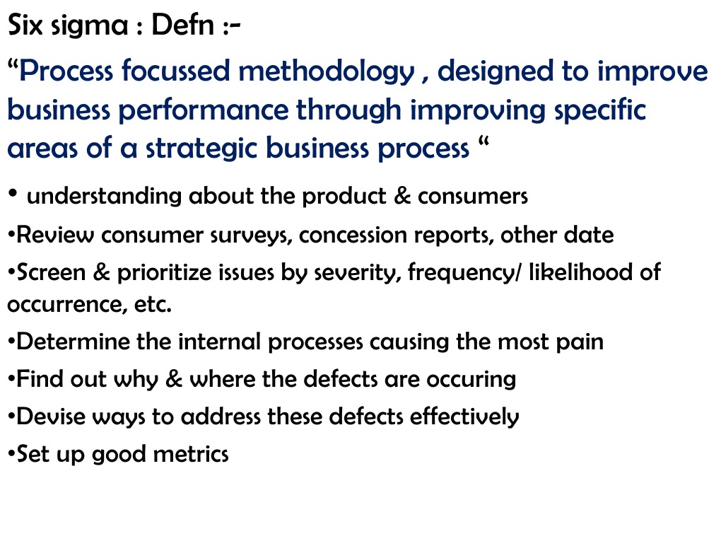 Six Sigma: Process Improvement Strategies | PDF