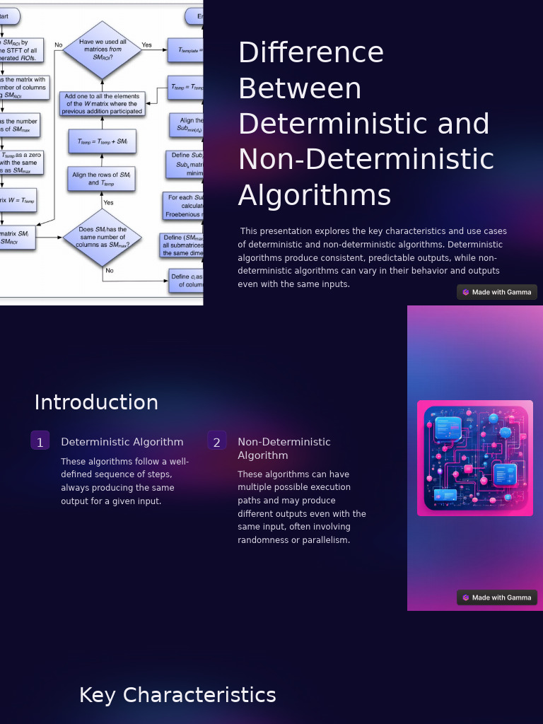 Difference Between Deterministic and Non Deterministic Algorithms | PDF ...