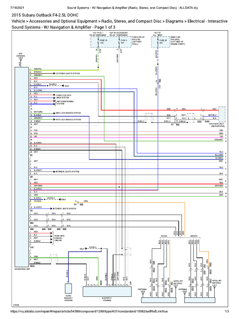 Amp and Sound Wiring Diagram | PDF