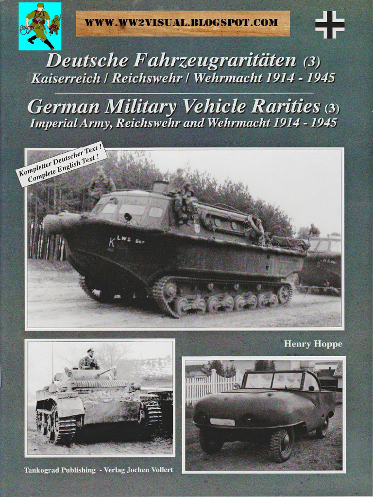 German Military Vehicle - Rarities 3 - Imperial Army, Reichswehr and ...