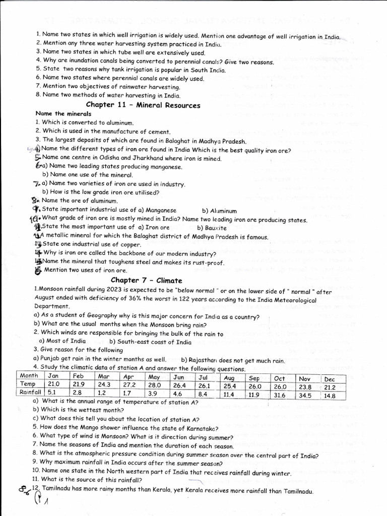 Geo test pp_20251222_0002 | PDF | Natural Materials | Minerals