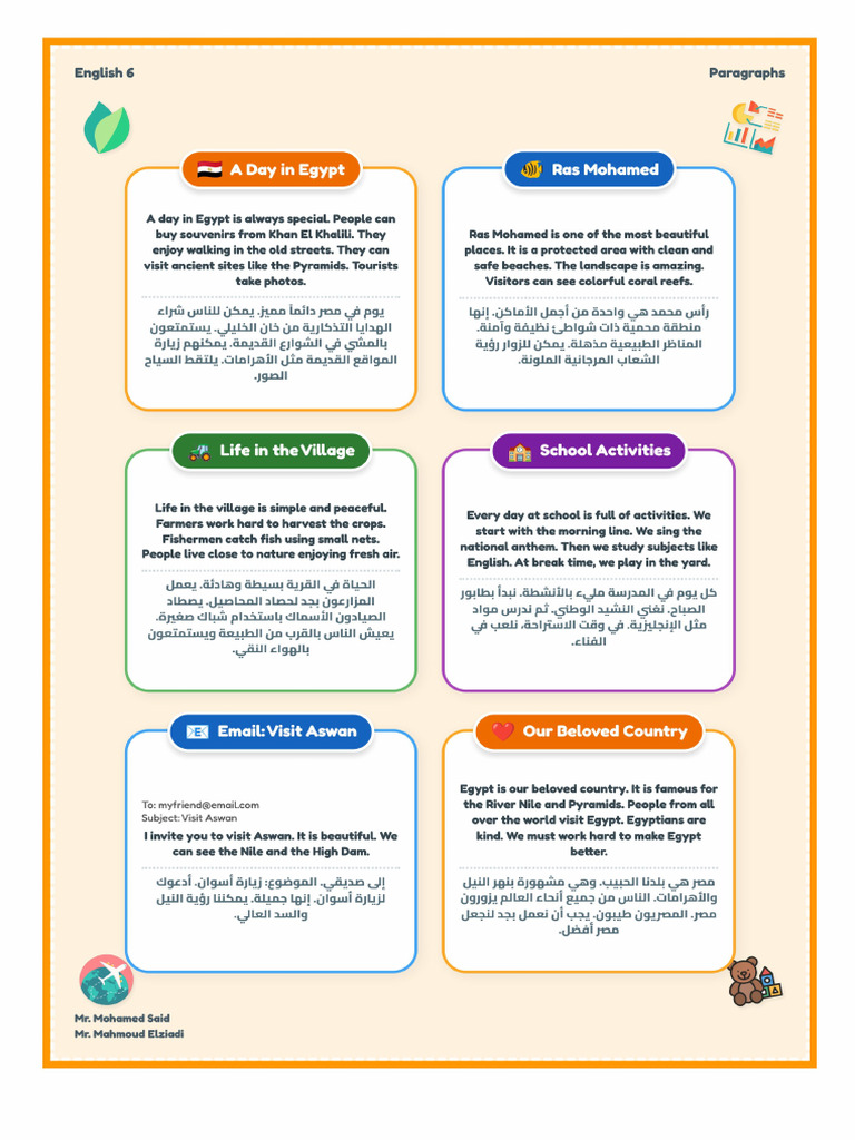 Grade 6 Full Paragraphs | PDF