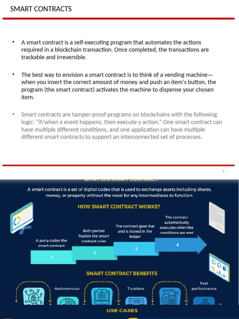 Understanding Smart Contracts in Blockchain | PDF | Internet Of Things | Goods