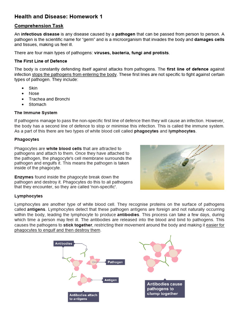 Understanding Pathogens and Immunity | PDF | Phagocyte | Pathogen