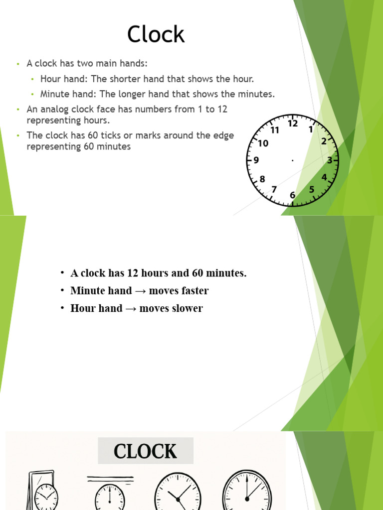 Understanding Clock Mechanics and Angles | PDF