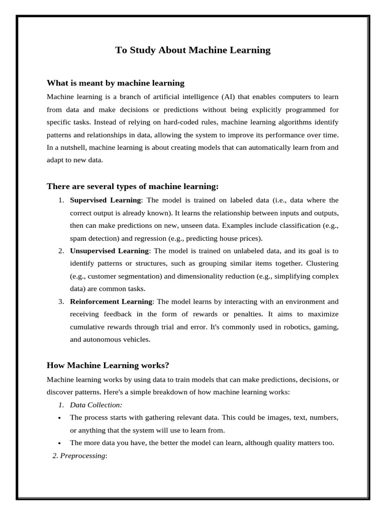 AIML Machine Learning | PDF | Machine Learning | Cluster Analysis