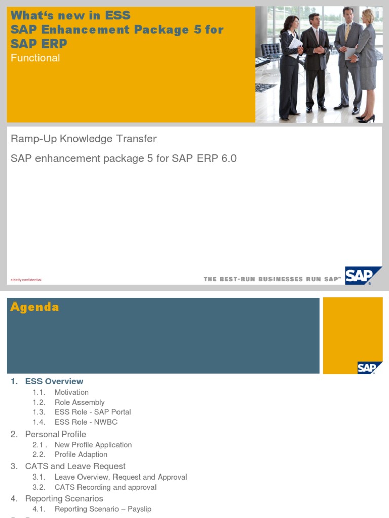 Functional: Ramp-Up Knowledge Transfer SAP Enhancement Package 5 For SAP ERP 6.0 | PDF