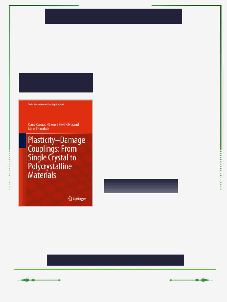 Plasticity-Damage Couplings: From Single Crystal to Polycrystalline ...