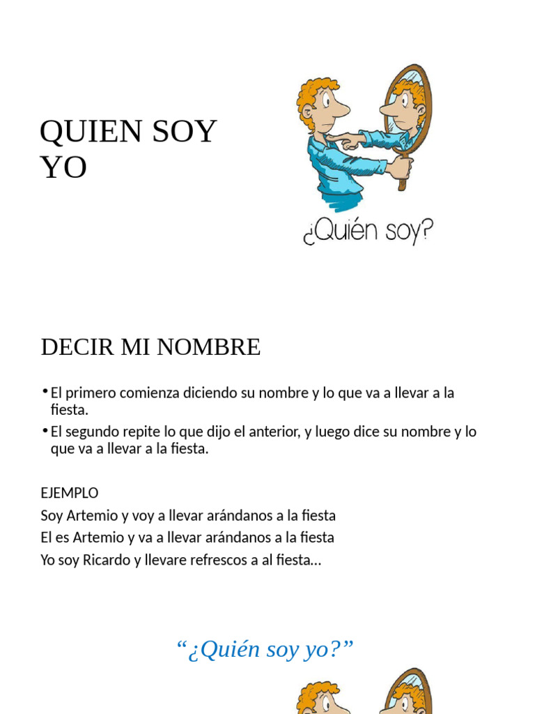 ¿Quién Soy Yo UNIDAD # 1 P1 | PDF | Mente