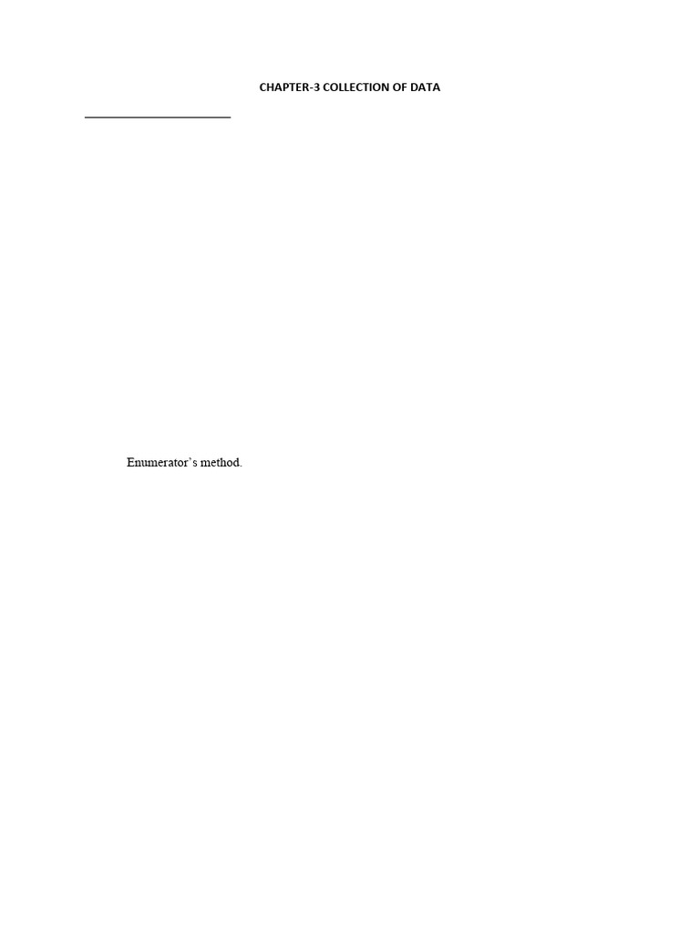 Chapter3 Collection of Data 250601 162103 | PDF | Sampling (Statistics ...