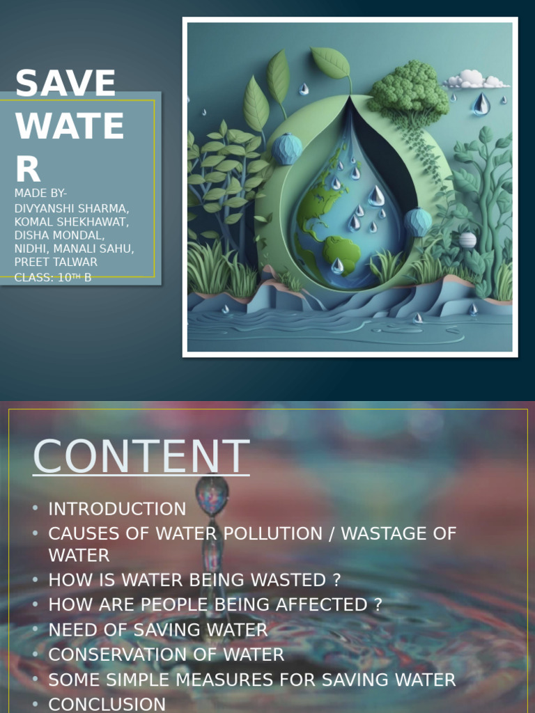 Causes and Solutions for Water Waste | PDF | Water Conservation | Water