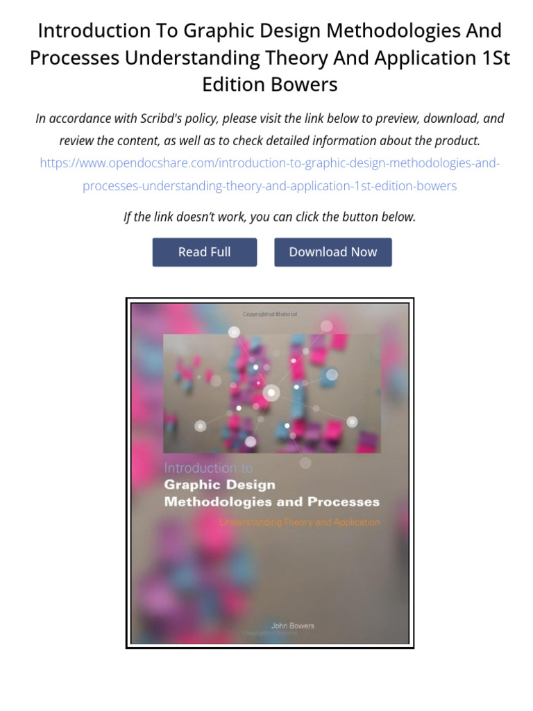 Introduction to graphic design methodologies and processes ...