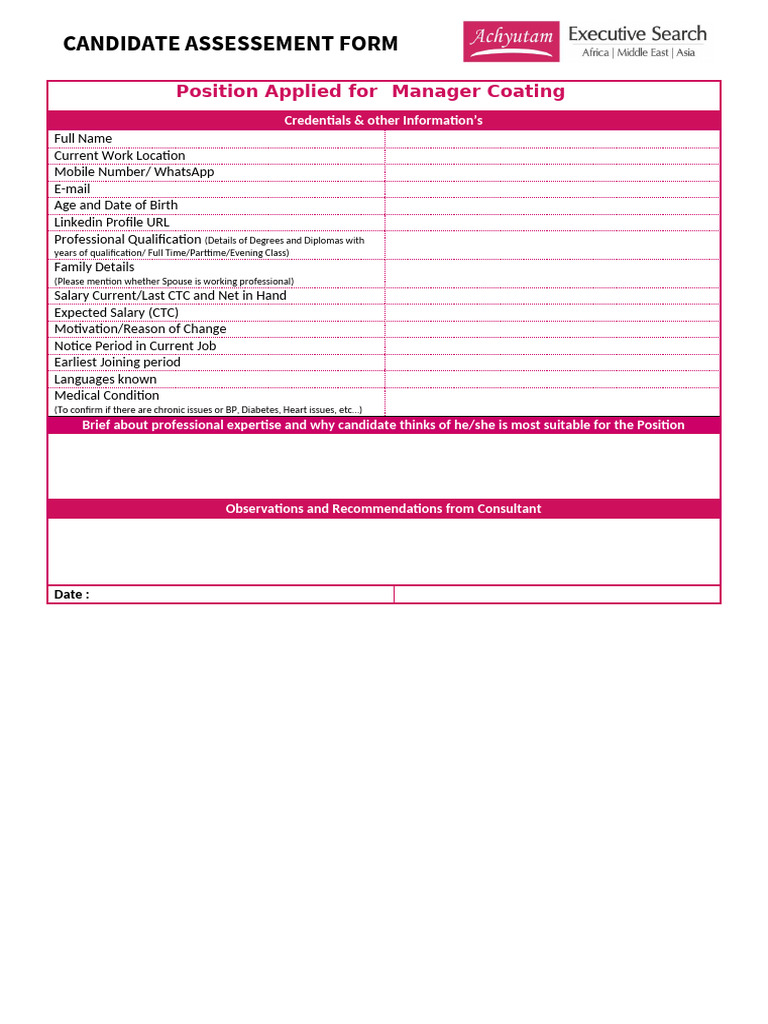 CAF India Short | PDF
