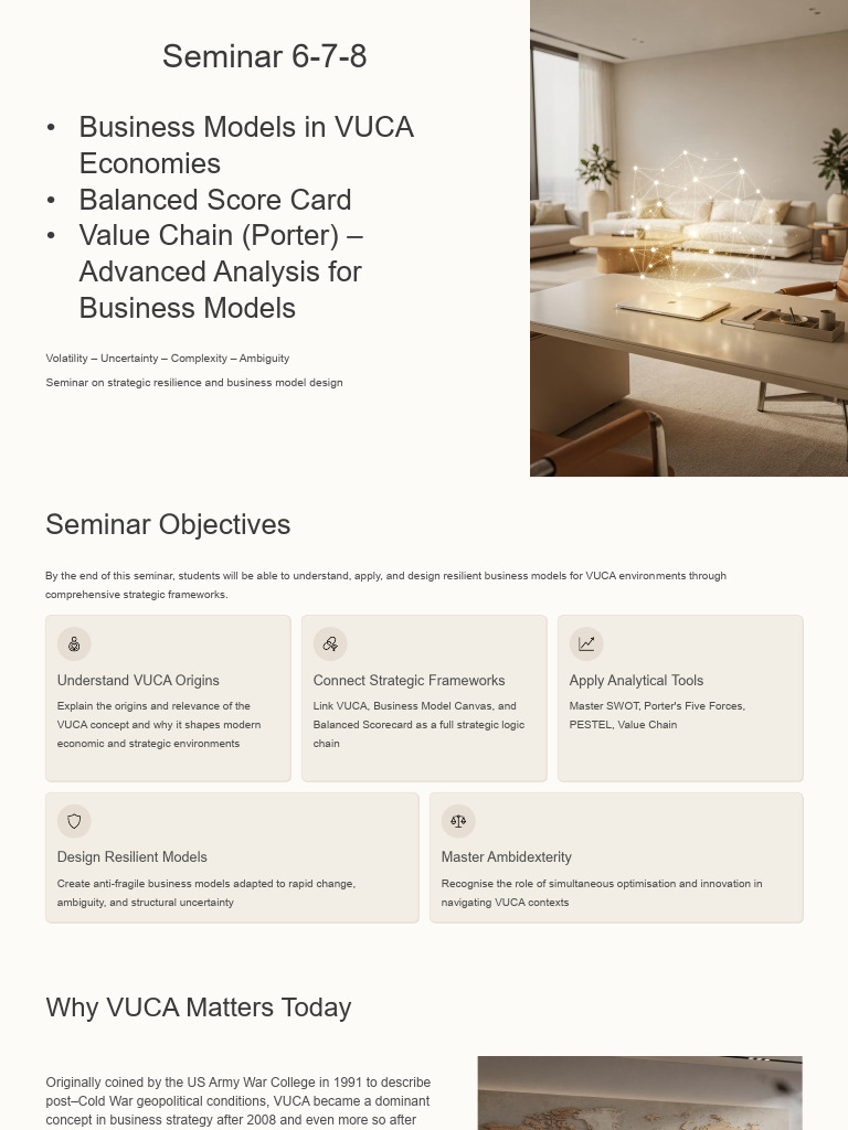 Resilient Business Models for VUCA | PDF | Business Model | Performance ...