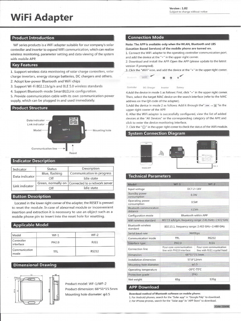 Srne - Wifi Adapter | PDF