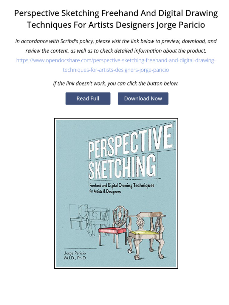 Perspective Sketching Freehand and Digital Drawing Techniques for ...