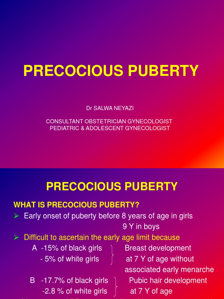Precocious Puberty | Puberty | Luteinizing Hormone