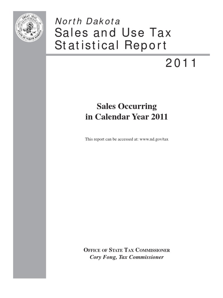 2011 Annual Stat Report | PDF | Sales Taxes In The United States | Use Tax