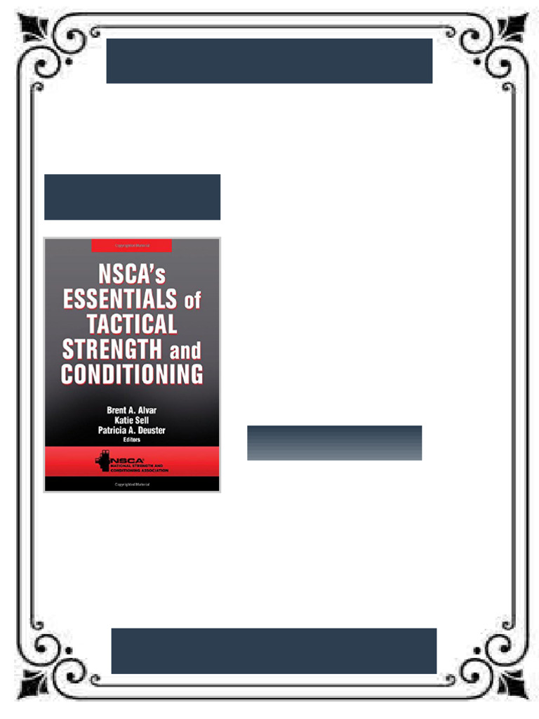 NSCA s essentials of tactical strength and conditioning 1st Edition ...