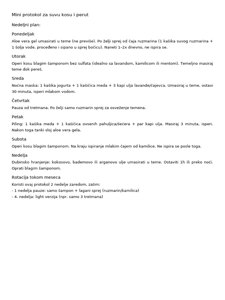 Mini Protokol Kosa | PDF