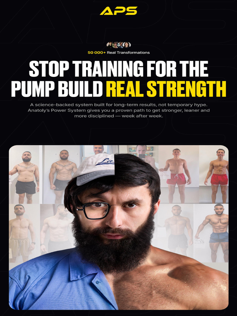 Stop Training for the Pump Build Real Strength | PDF