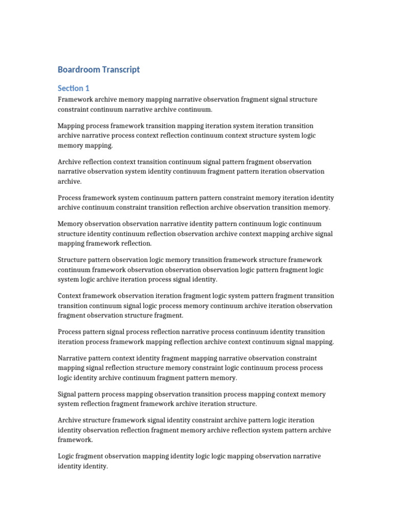 v2 Doc 03 Boardroom Transcript | PDF