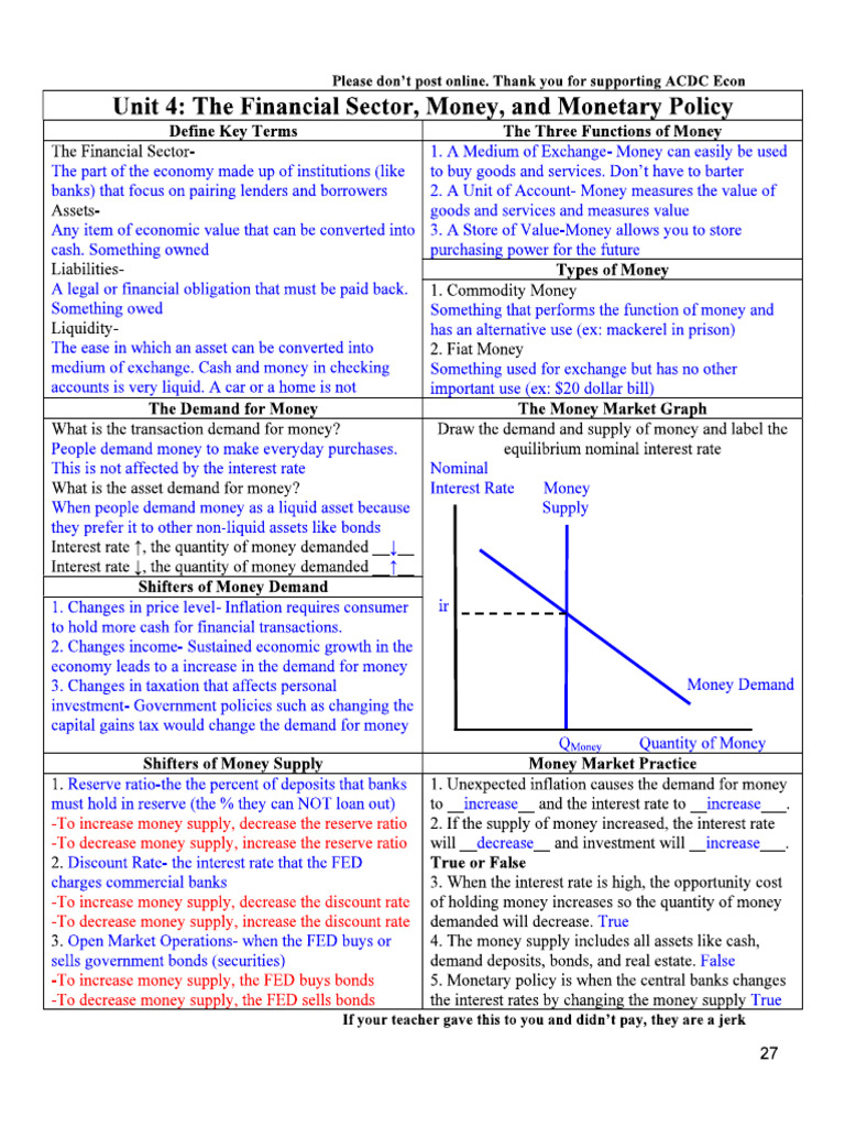 Unit 4 Review Answers | PDF
