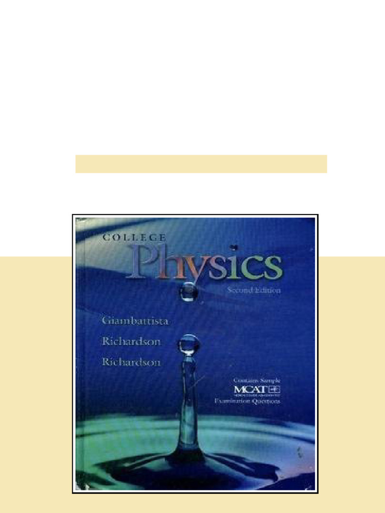 (Ebook) College physics - Vol. 2 by Alan Giambattista, Betty McCarthy ...