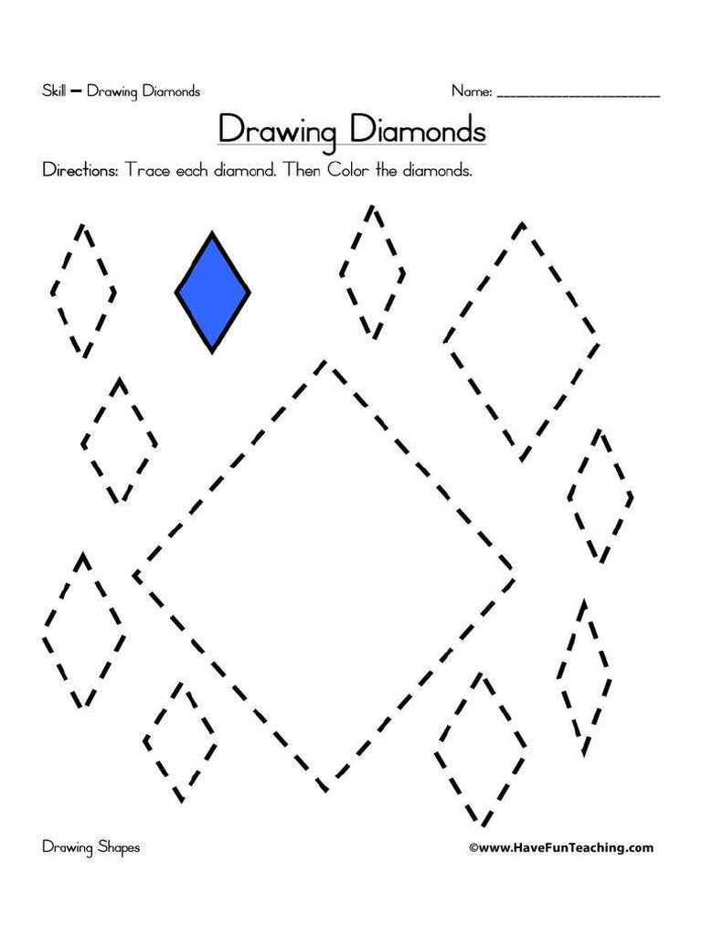 Diamond Shape Sheet | PDF